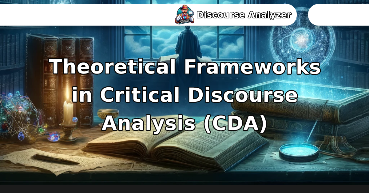 Theoretical Frameworks In Critical Discourse Analysis CDA