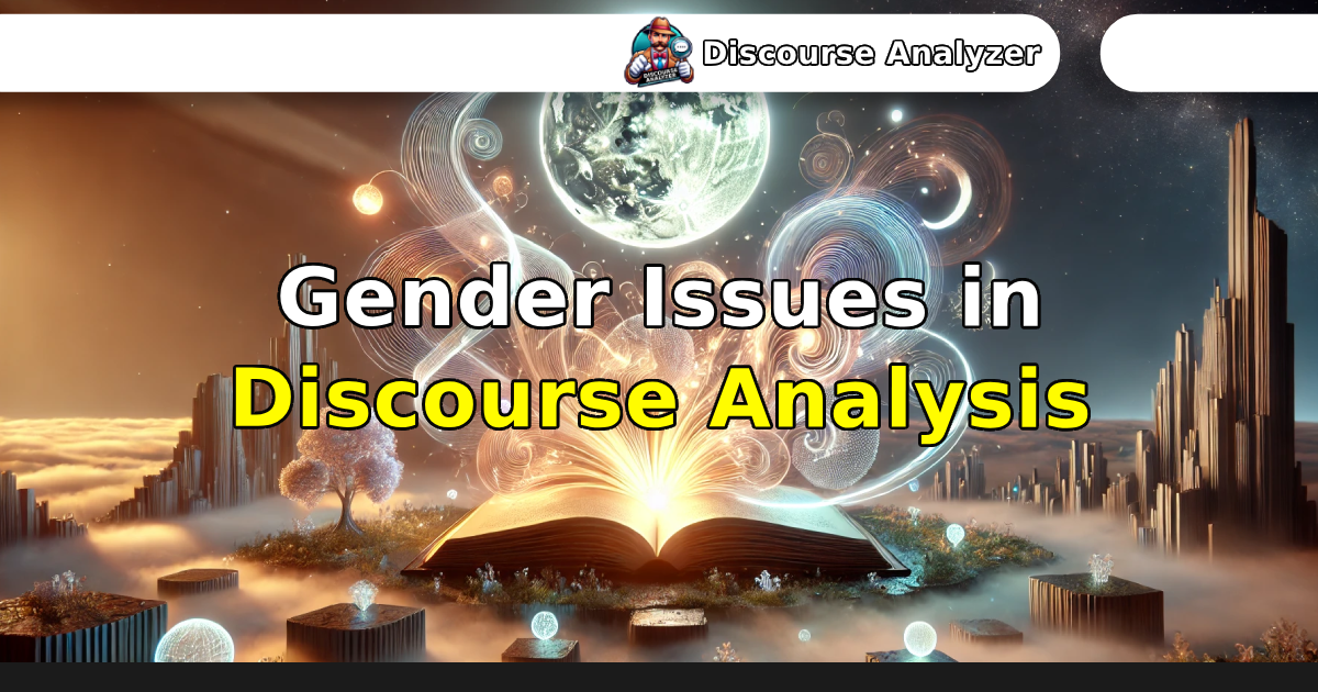 Gender Issues In Discourse Analysis Interactive Article Discourse Analyzer Ai Toolkit