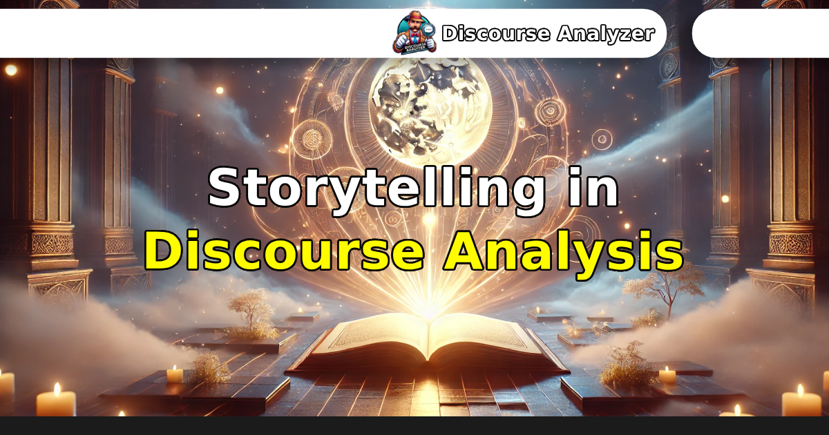 Storytelling in Discourse Analysis [Interactive Article] - Discourse Analyzer AI Toolkit