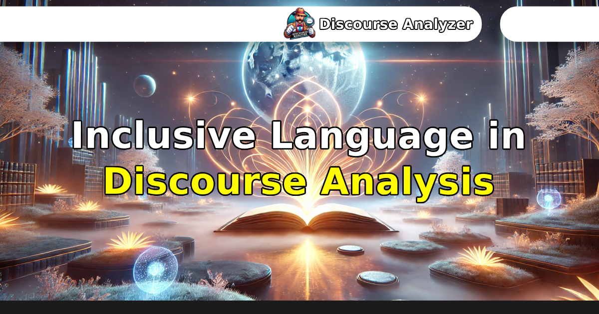 Inclusive Language In Discourse Analysis Interactive Article Discourse Analyzer Ai Toolkit