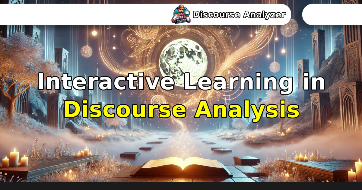 Interactive Learning In Discourse Analysis Interactive Article Discourse Analyzer Ai Toolkit